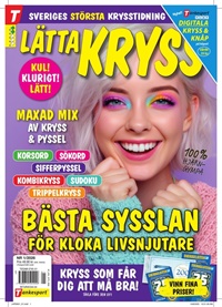 SISTE NUMMER AV LÄTTA KRYSS (SE) nr 1/2026